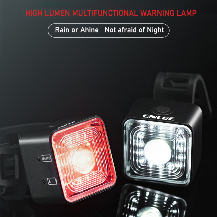 Waterproof Cycling Smart Sensor Brake Warning Lamp High Lumen Bicycle ...